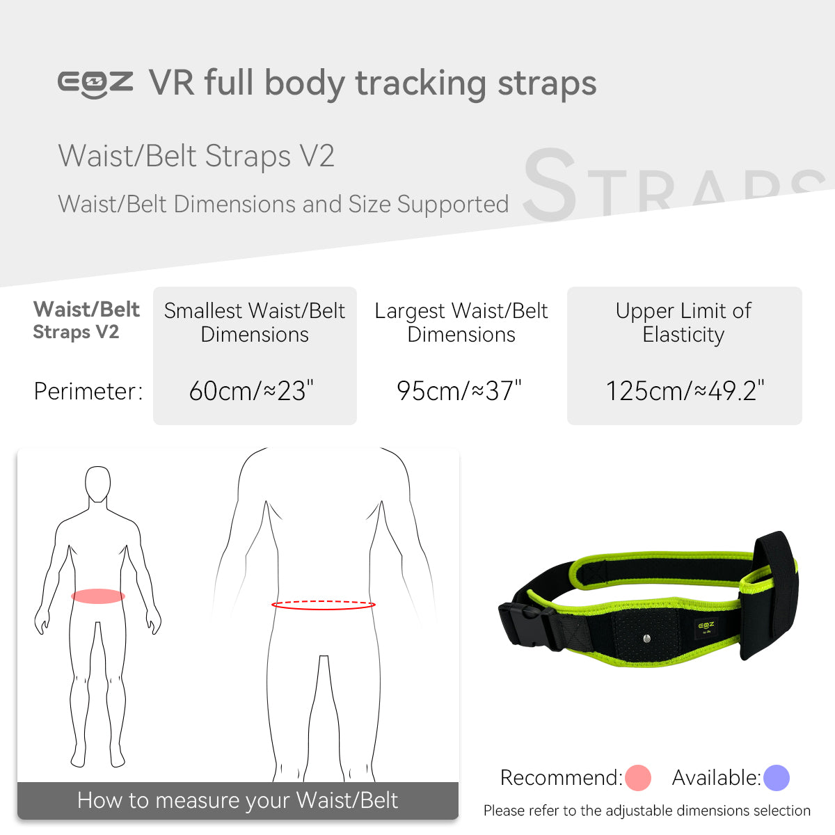 EOZ VR Straps (Tundra & Vive 3.0 & Ultimate Trackers)