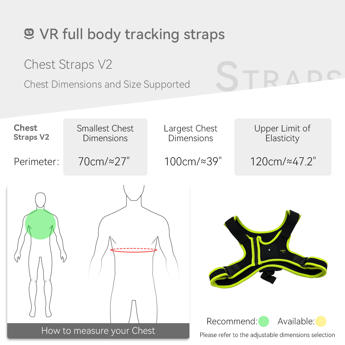 EOZ VR Straps (Tundra & Vive 3.0 & Ultimate Trackers)
