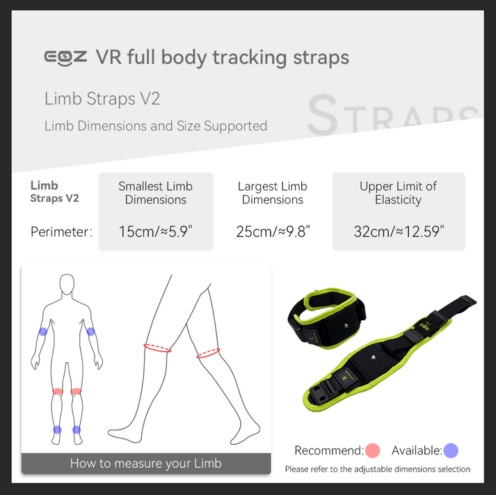 EOZ VR Straps (Tundra & Vive 3.0 & Ultimate Trackers)